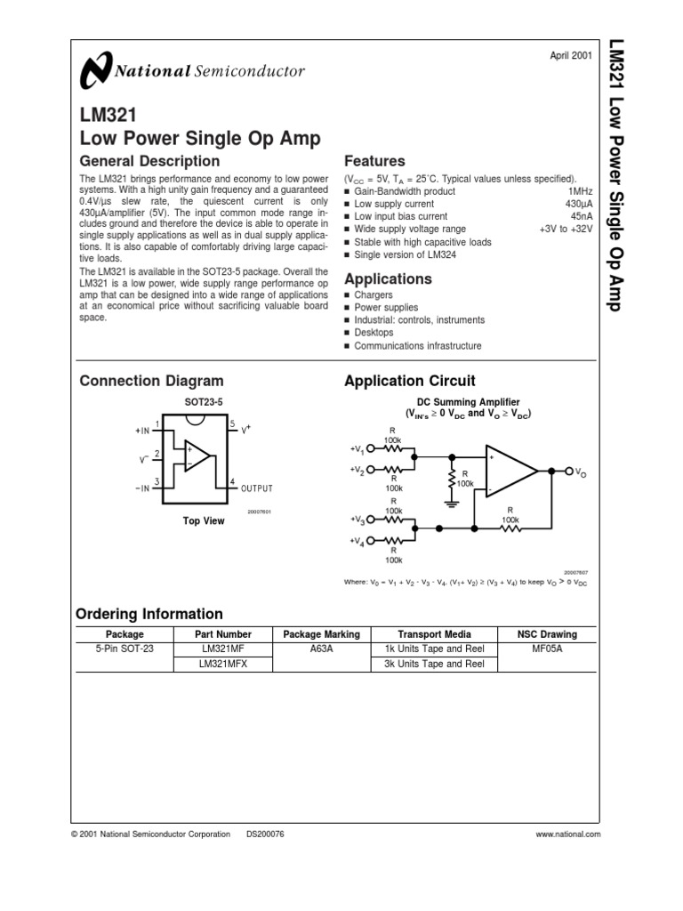 LM321 | PDF
