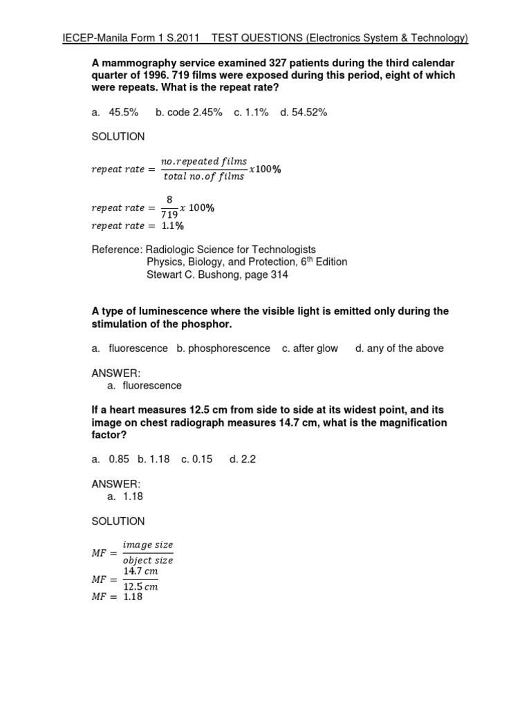 Iecep Ece Problem Compilation | PDF | Photoelectric Effect ...