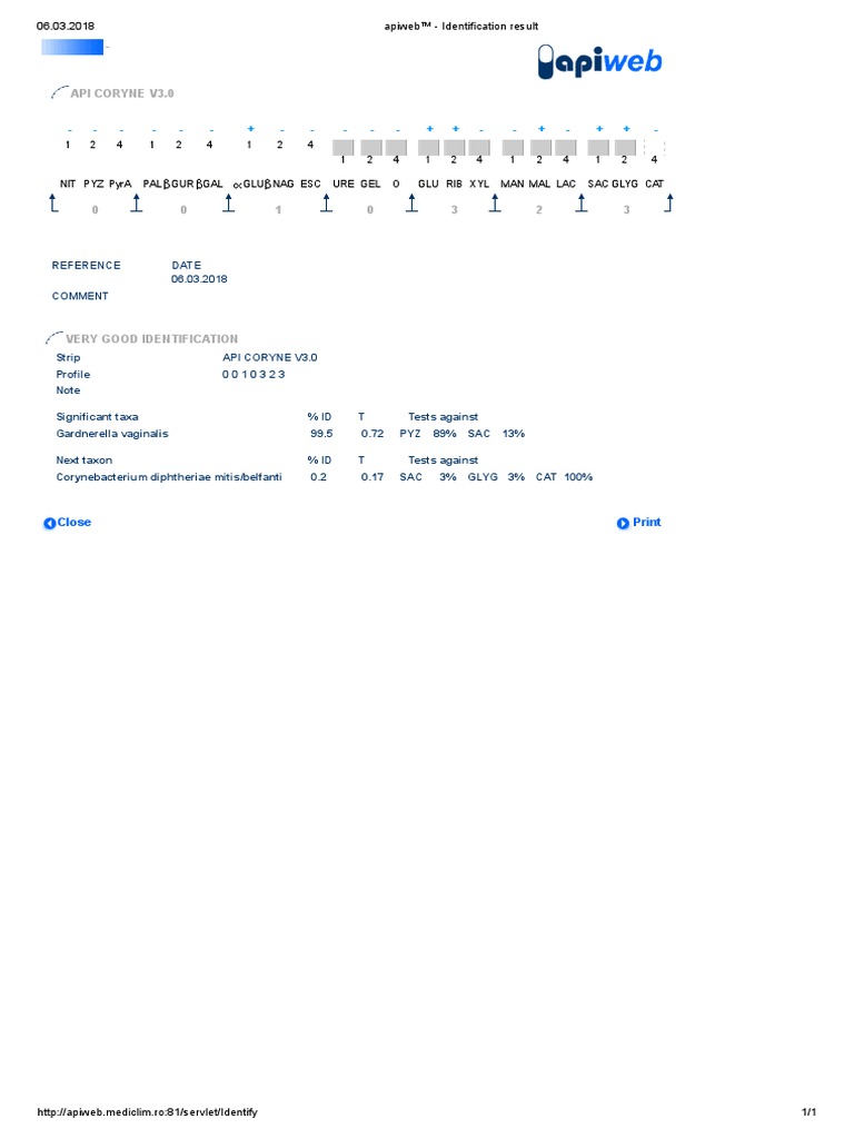 apiweb™ - Gardnerella | PDF