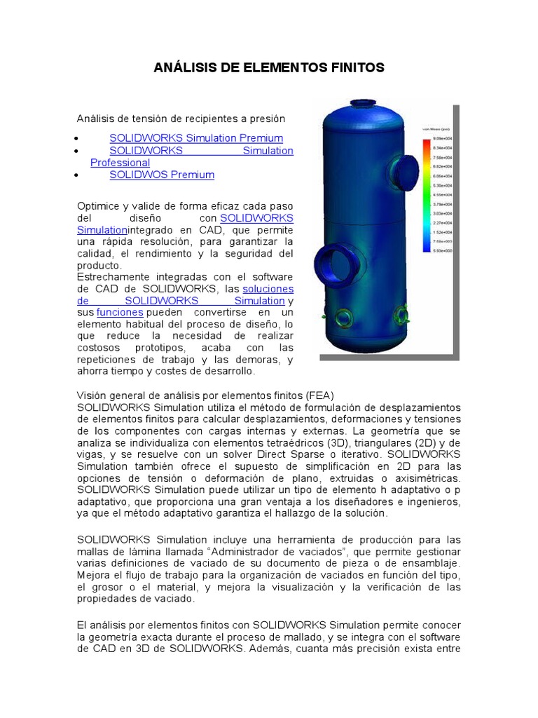 Elementos Finitos | PDF | Método de elementos finitos | Mecánica