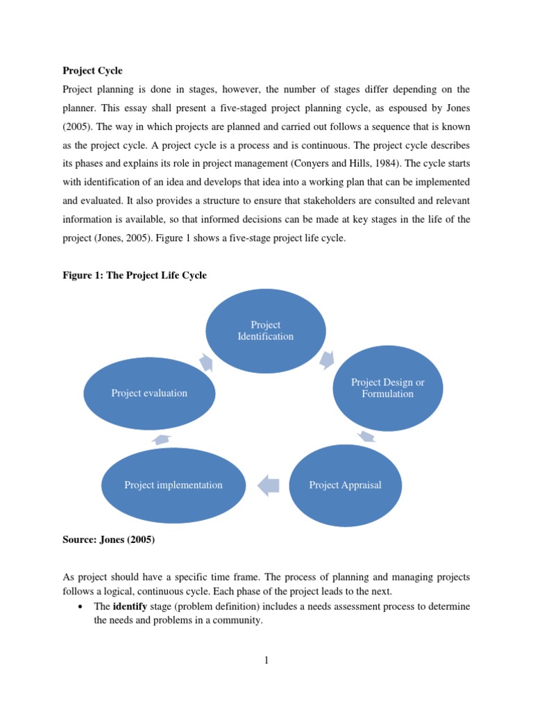 Project Cycle | PDF | Evaluation | Risk
