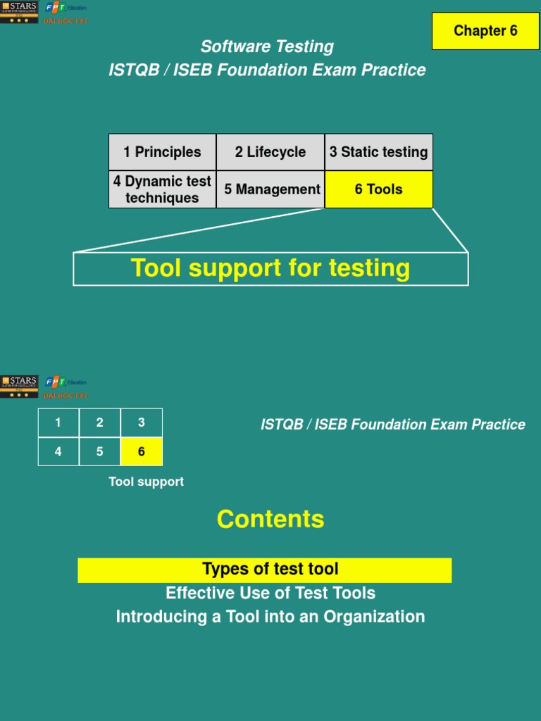 Tool Support For Testing: Software Testing ISTQB / ISEB Foundation Exam ...