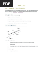 Innohep Syringe | PDF | Syringe | Injection (Medicine)