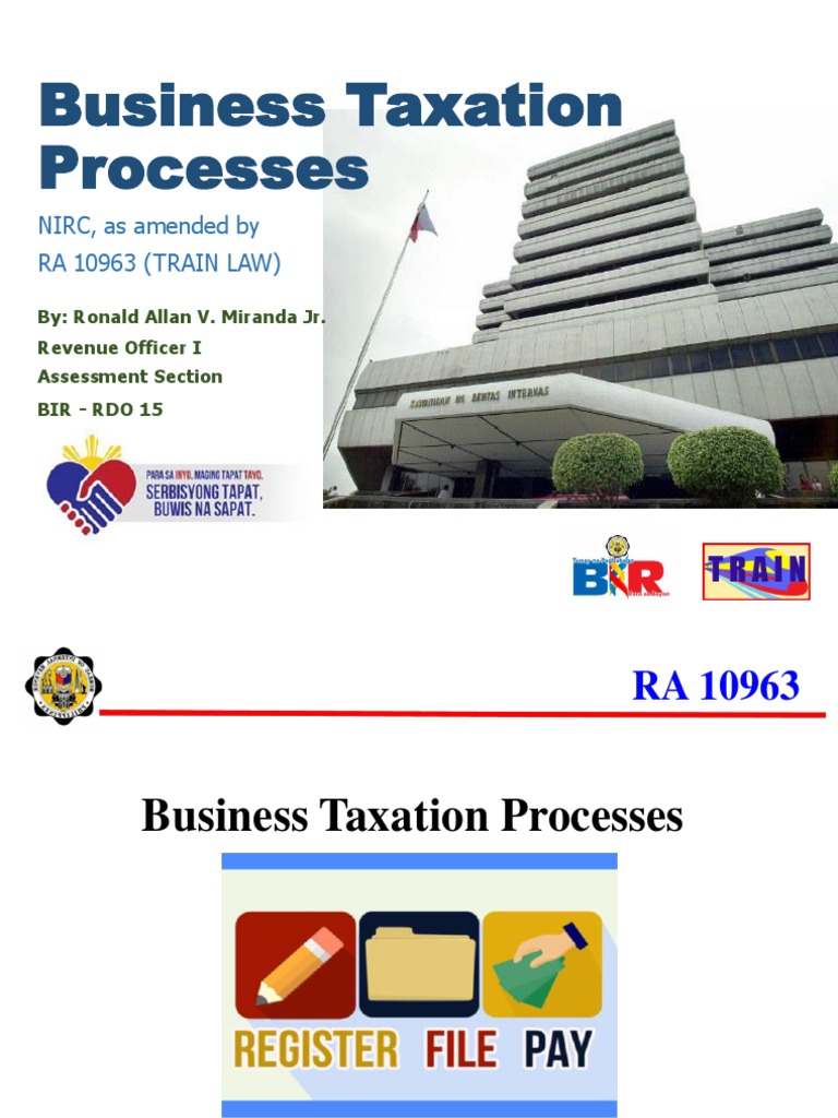 Business Taxation Processes Overview | PDF | Value Added Tax ...