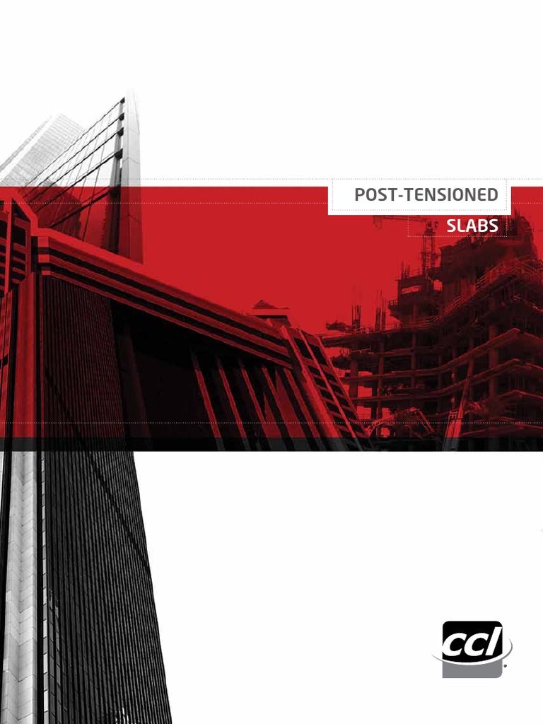 CCL Post-Tensioned Slab Solutions | PDF | Prestressed Concrete | Reinforced Concrete