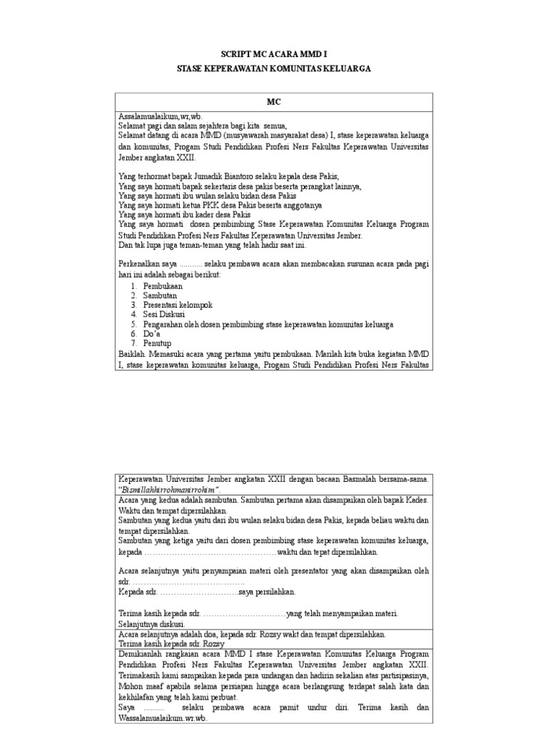 MC MMD I | PDF | Kajian Bahasa Asing | Kesehatan Holistik