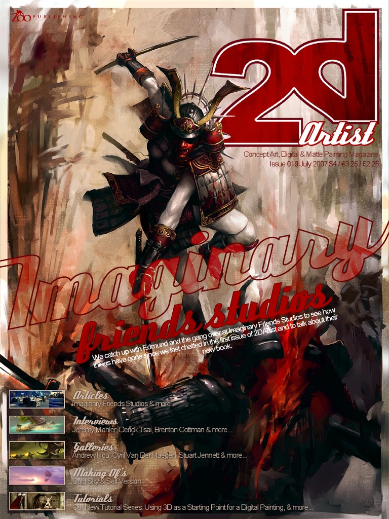 2DArtist Issue 019 Jul07 Highres PDF | PDF | Art Media | Paintings