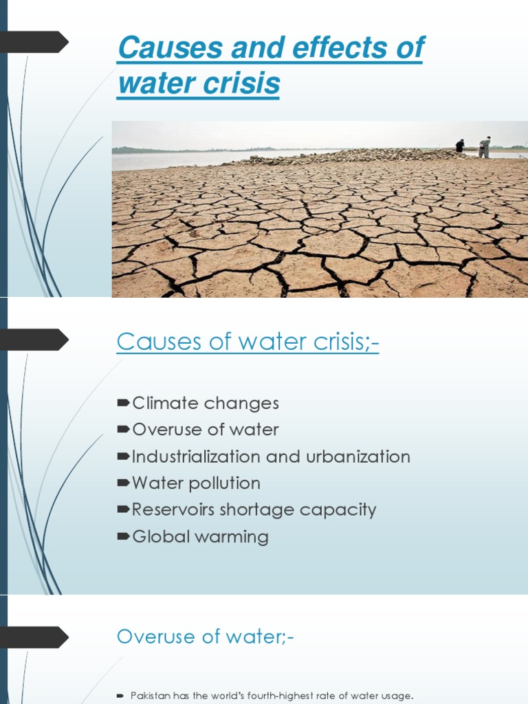 Causes and Effects of Water Crisis | PDF | Water Scarcity | Water Pollution