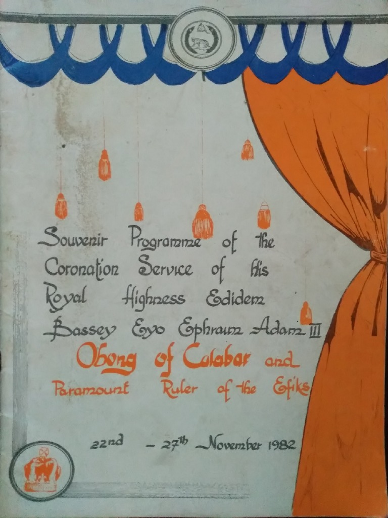 Souvenir Programme of The Coronation Service of His Royal Highness ...