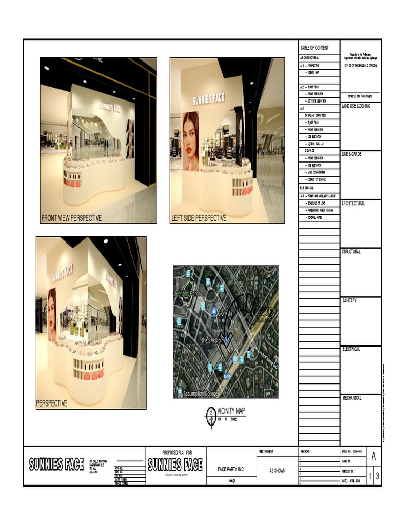 Front View Perspective Left Side Perspective: Table of Content | PDF