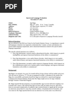 CELF P3 Template | PDF | Cognitive Science | Human Communication