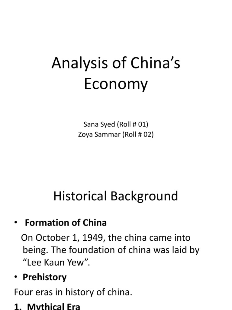 Overview of China's Economic Landscape | PDF | China | World Politics