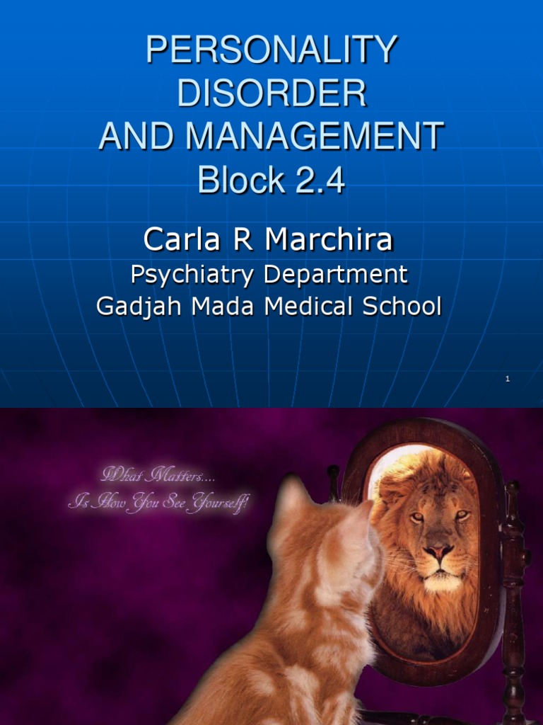 An Overview of Personality Disorders: Classification, Etiology ...