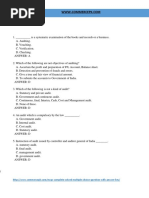Fundamentals of Accounting - Multiple Choice Questions (MCQ) With ...