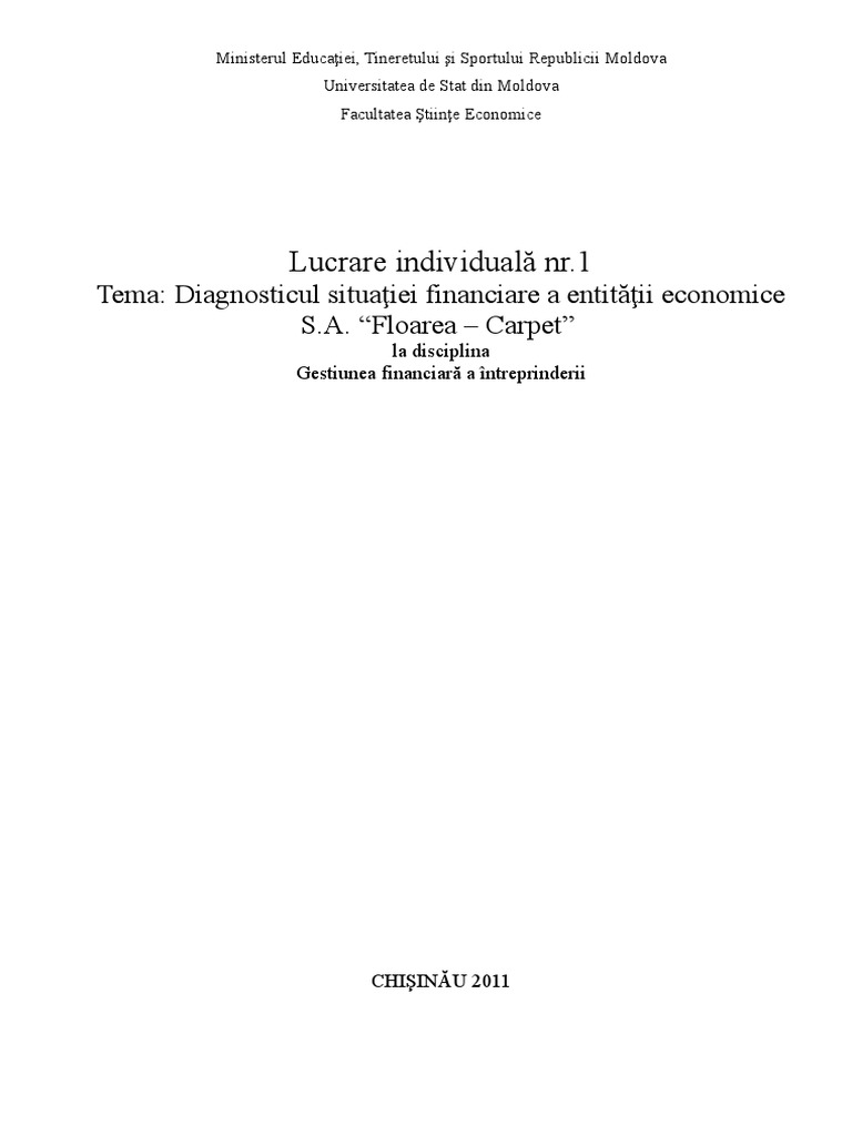 Exemplu Concluzii | PDF