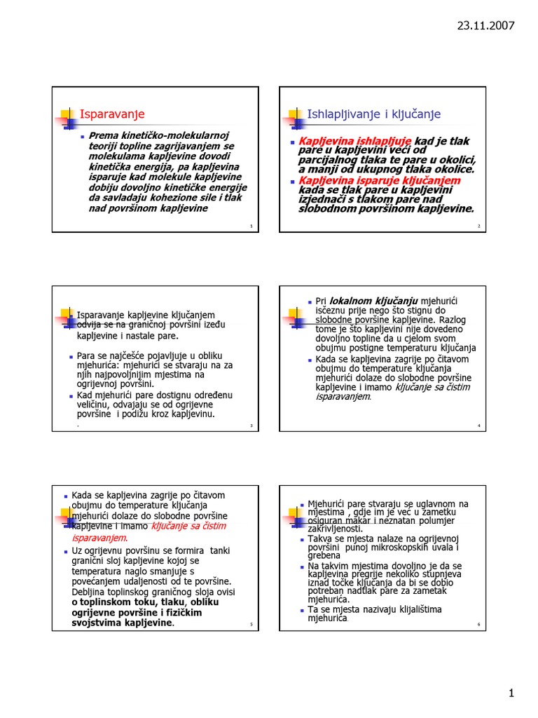 Isparavanje | PDF