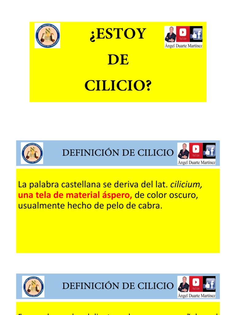 Cilicio PDF | PDF | Contenido bíblico | Ropa