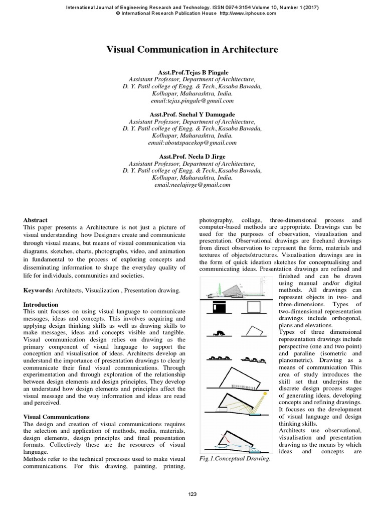 Visual Communication in Architecture: Asst - Prof.Tejas B Pingale | PDF ...