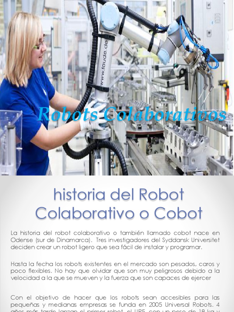 Robots Colaborativos | PDF | Robot | Robótica