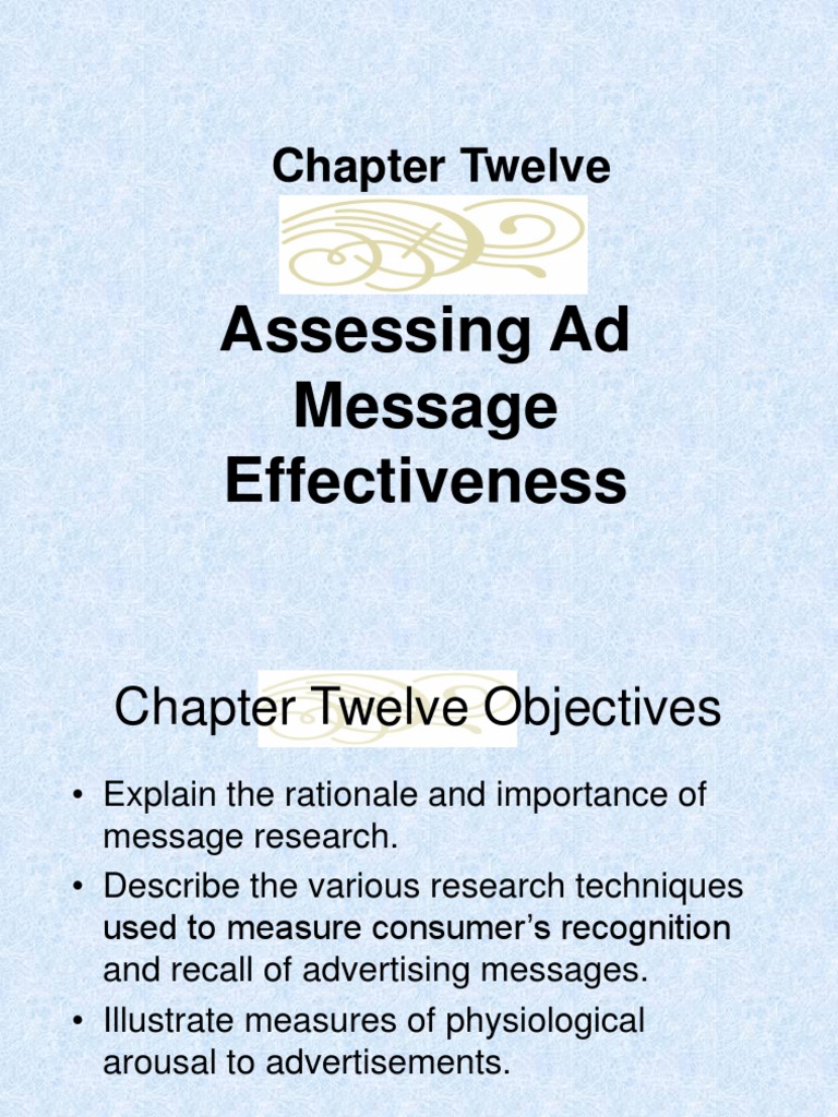Measuring Ad Message Effectiveness | PDF | Persuasion | Advertising