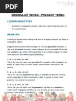 French Verbs with English Translations | PDF | Syntax | Linguistic Typology