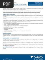 IT-ELEC-03-G01 - How To Complete The Company Income Tax Return ITR14 ...