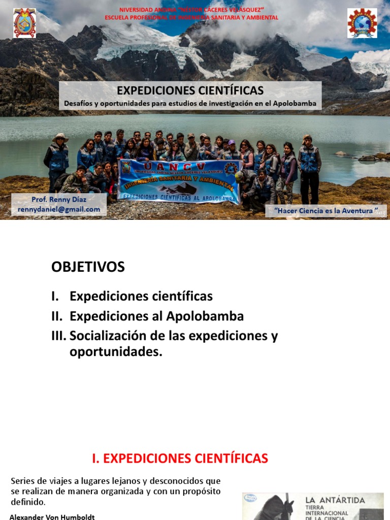 Expediciones Científicas Al Apolobamba 2019 | PDF | glaciar | Geografía Física