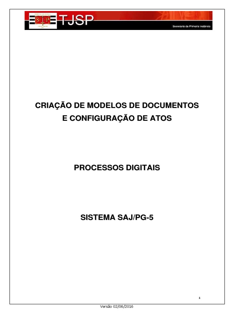 Criação e Configuração de Documentos Digitais | PDF | Tomada de ...