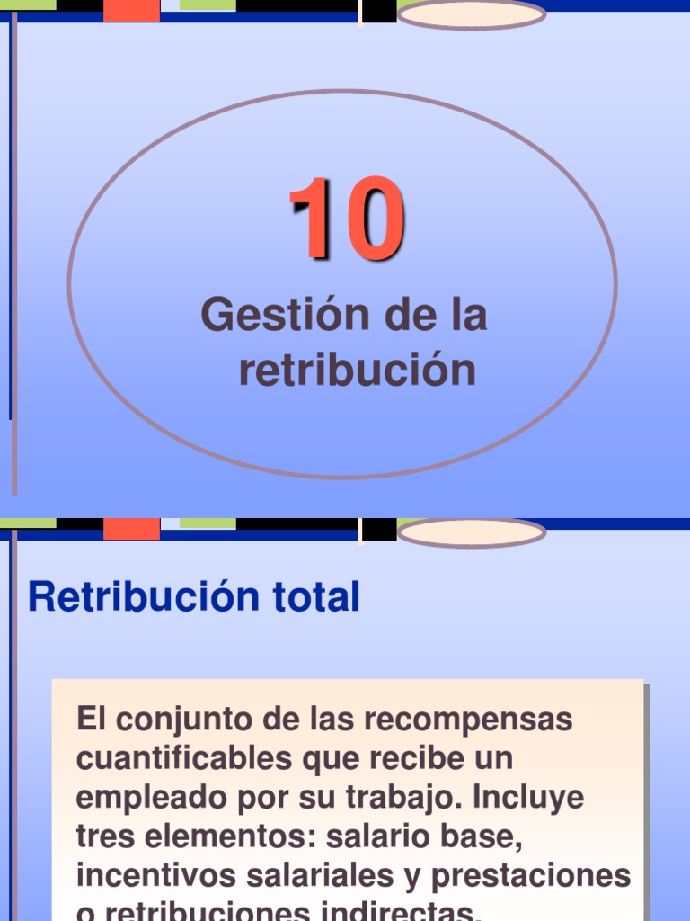 Retribucion | PDF | Salario | Mercado (economía)