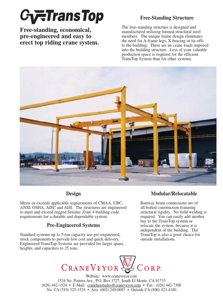 Transtop: Free-Standing, Economical, Pre-Engineered and Easy To Erect ...