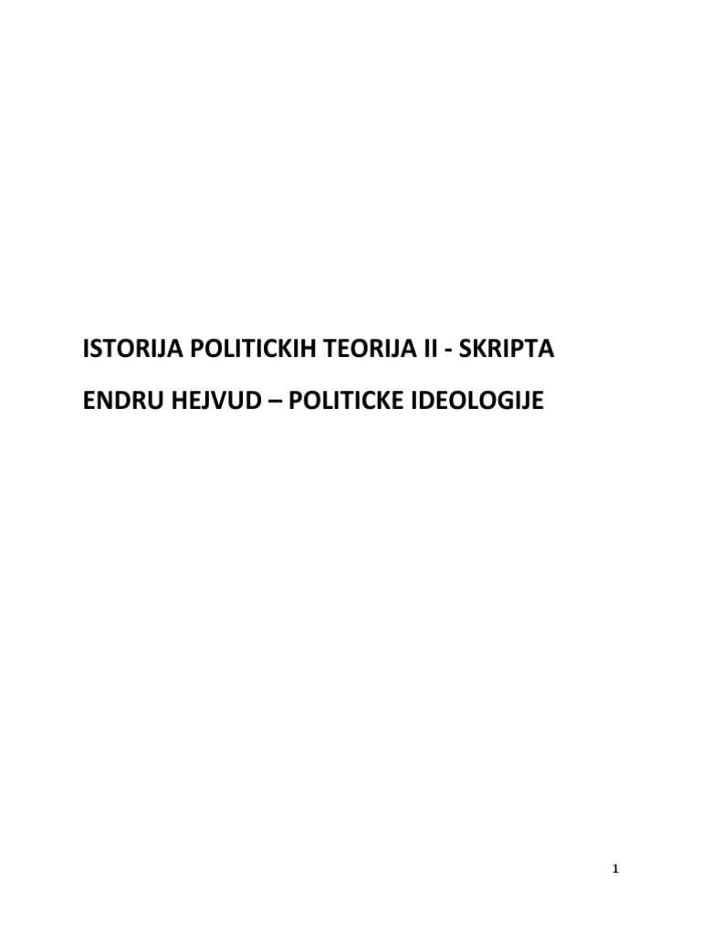 Istorija Politickih Teorija Ii Pdf