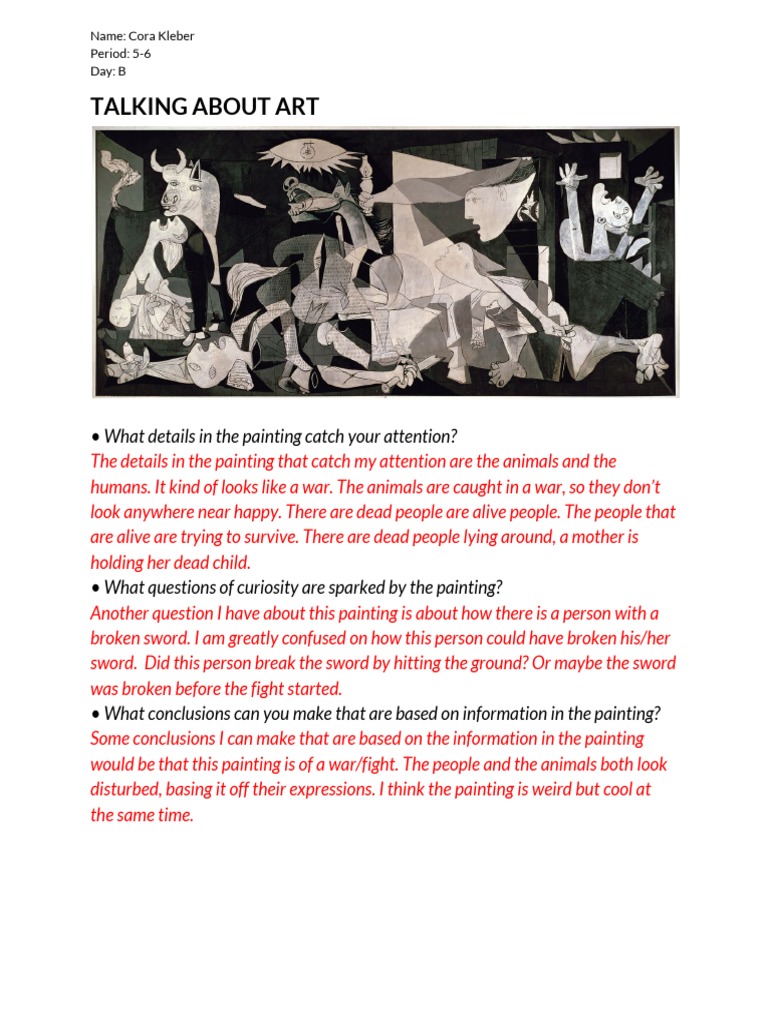 Talking About Art | PDF | General Fiction