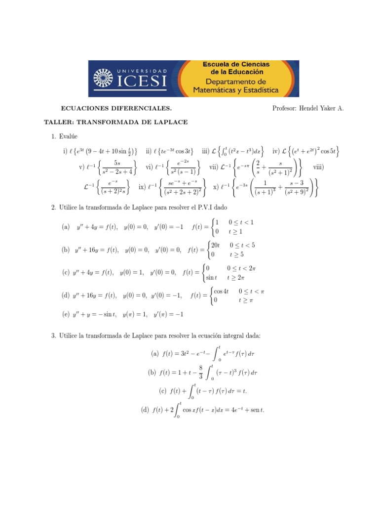 Calculo de La Matriz Exponencial | PDF | Ecuaciones diferenciales ...