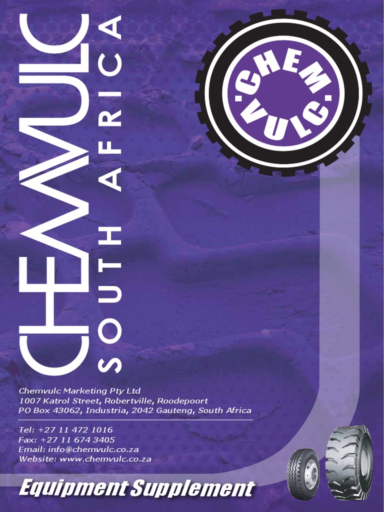 Chemvulc Equipment Supplement 2015 1 PDF | PDF | Tire | Elevator