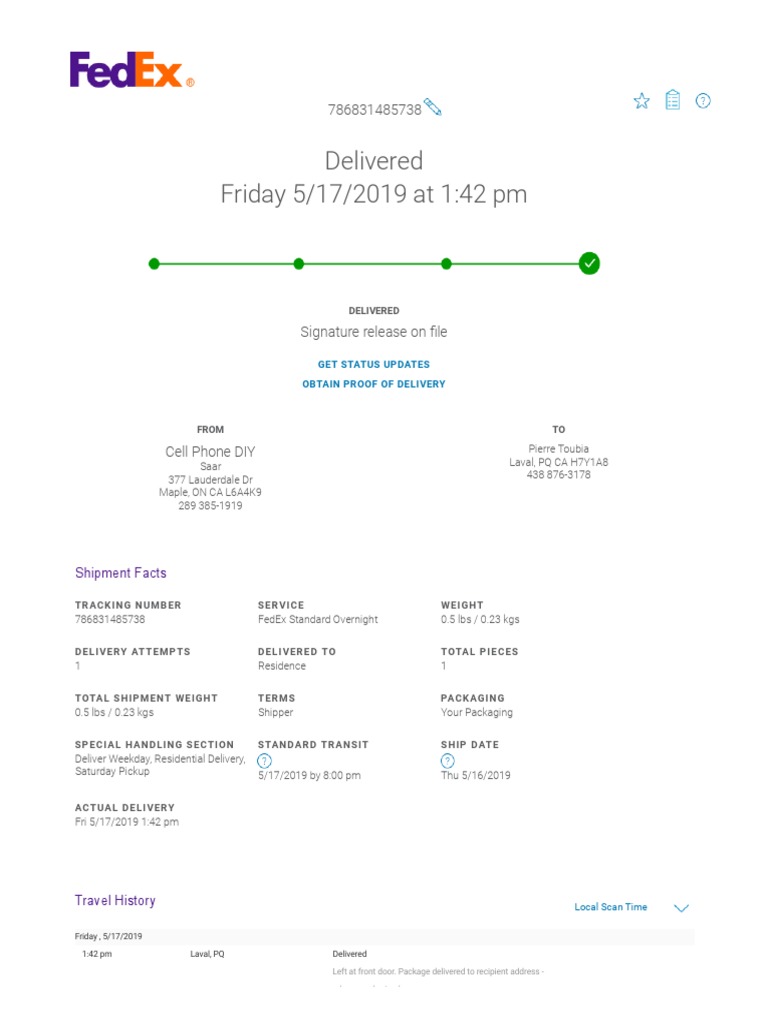 Proof of Delivery | PDF | Freight Transport | Supply Chain Management