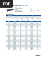 Rosca Metrica ISO DIN 13 PDF | PDF | Ingeniería mecánica | Metalurgia