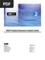 ANSYS Explicit Dynamics Analysis Guide | PDF | Strength Of Materials ...