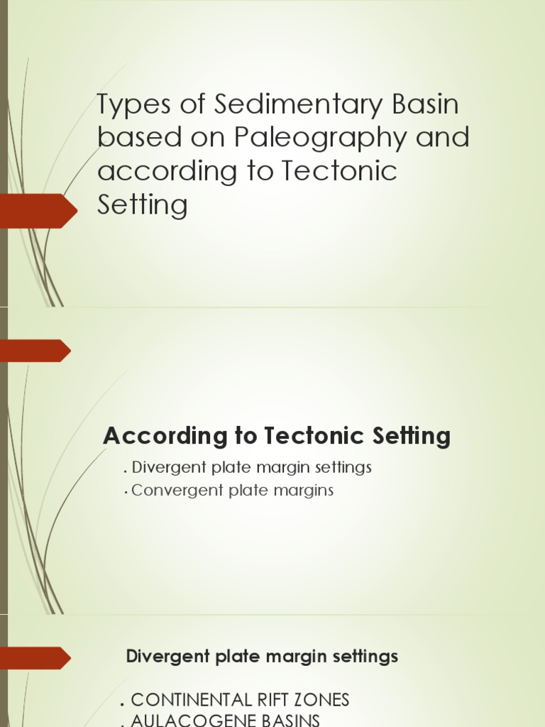 Types of Sedimentary Basins Explained | PDF