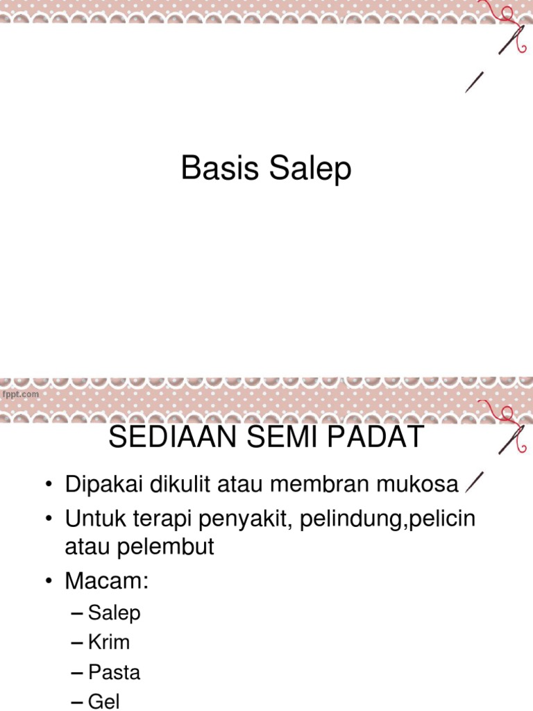 Basis Salep | PDF