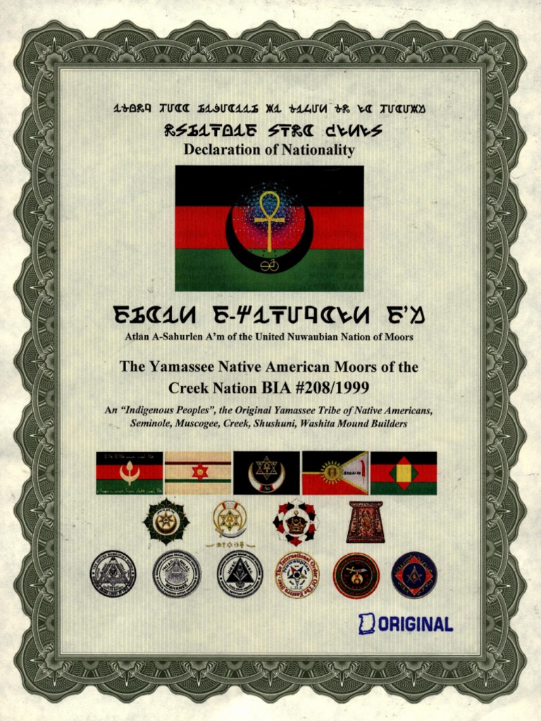 Ani Khonsu International Declaration of Nationality and Indigenous ...