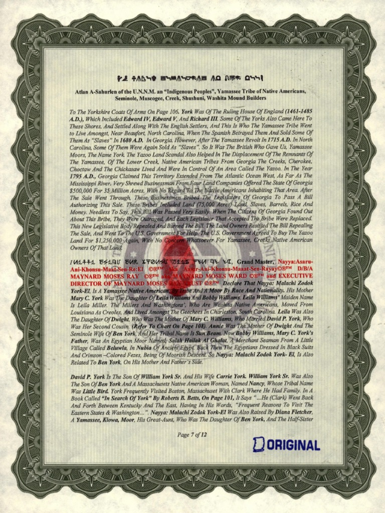 Ani Khonsu International Declaration of Nationality and Indigenous ...