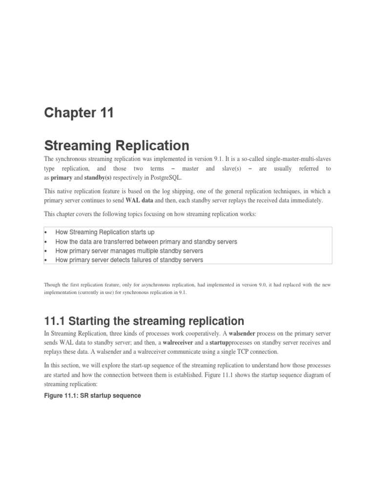 Postgresql Administration Pdf Postgre Sql Replication Computing