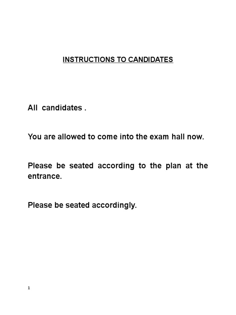 Instructions for Candidates Taking the Malaysian University English ...