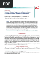 Trunk Control Test For Motor Assessment After Stroke | PDF | Science ...