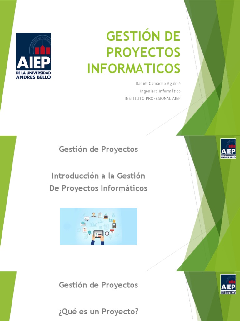01 - Gestión de Proyectos Informáticos - Introducción GPI | PDF ...