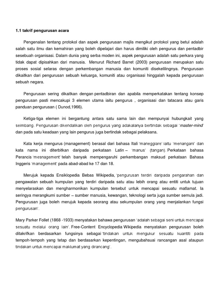 Pengurusan Acara: Definisi, Kepentingan, dan Kajian Kes Majlis ...