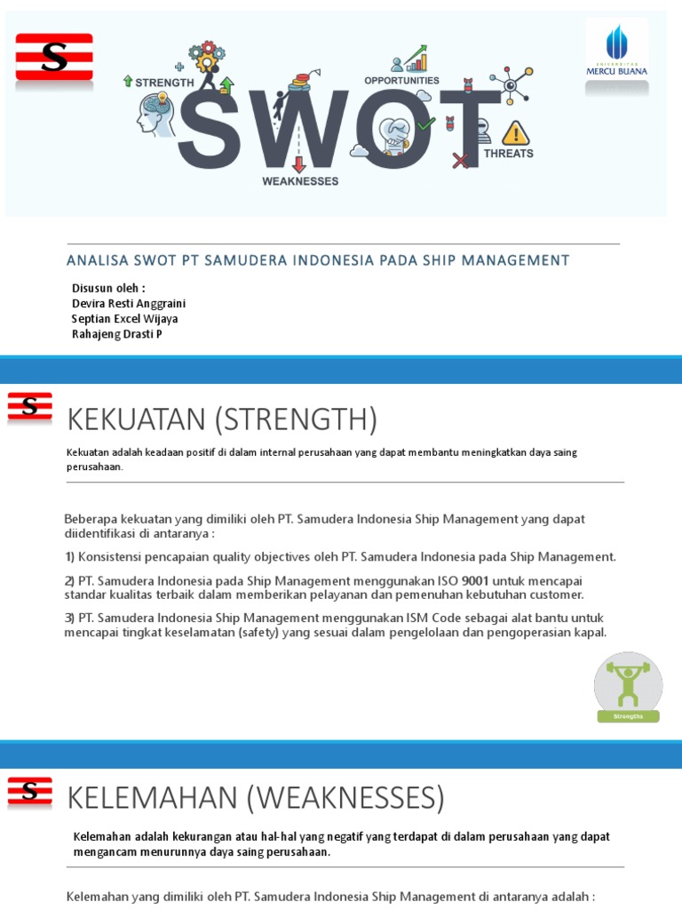 SWOT Samudera Indonesia | PDF | Bisnis