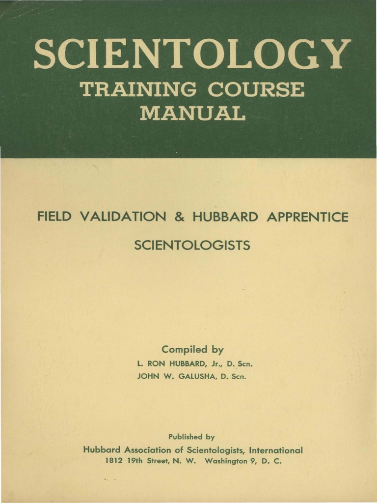 EN BO Scientology Training Course Manual 1957 Comm Course PDF | PDF ...