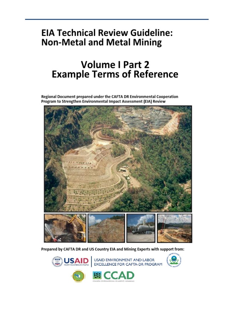 Volume I Part 2 Example Terms of Reference: EIA Technical Review ...