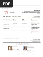 Private Bus Ticket Format Template | PDF | Finance & Money Management ...